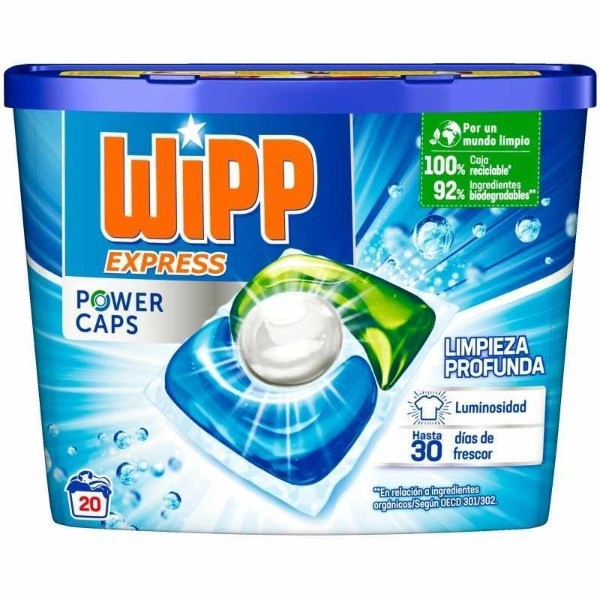 Wipp Express detergente Power Caps 20 unidades - rondinmarket.com